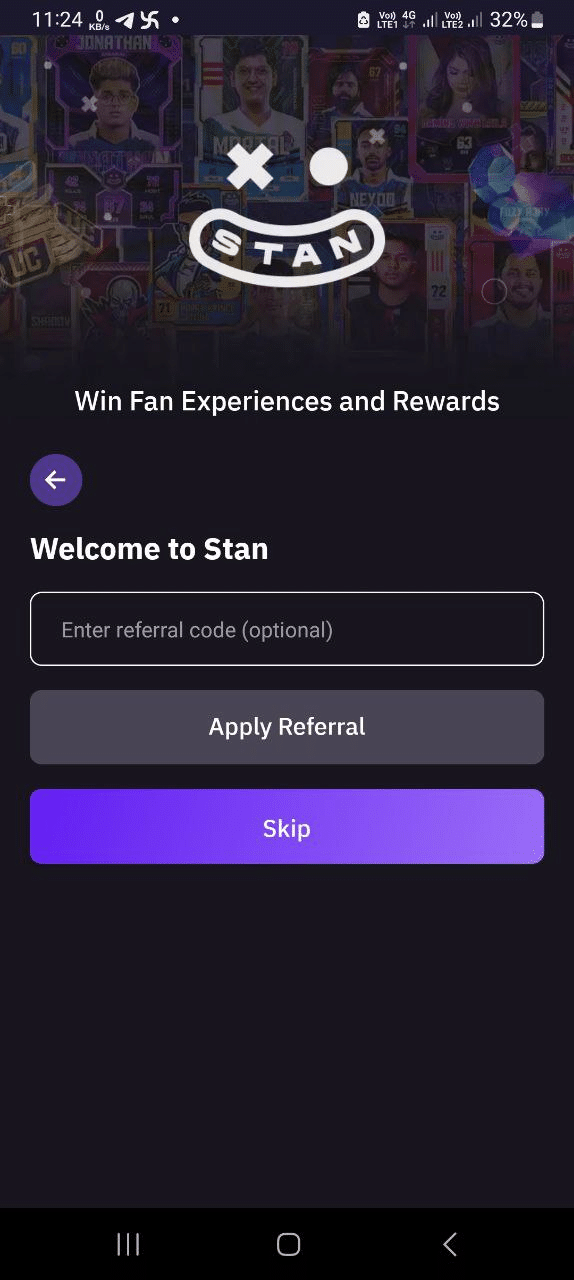 Stan App Referral Code (BfZakCEW) Get ₹100 Signup Bonus. - VerifiedCodes.In